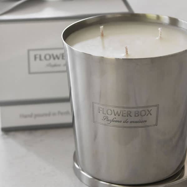 Flower Box - Luxury Tri-Wicked Scented Candle - Eagle Wools